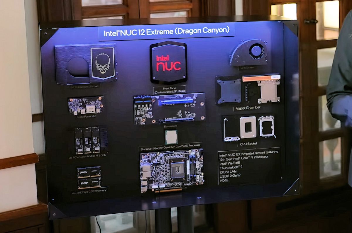مشخصات اینتل Nuc 12 Extreme فاش شد پشتیبانی از کارت گرافیک اختصاصی