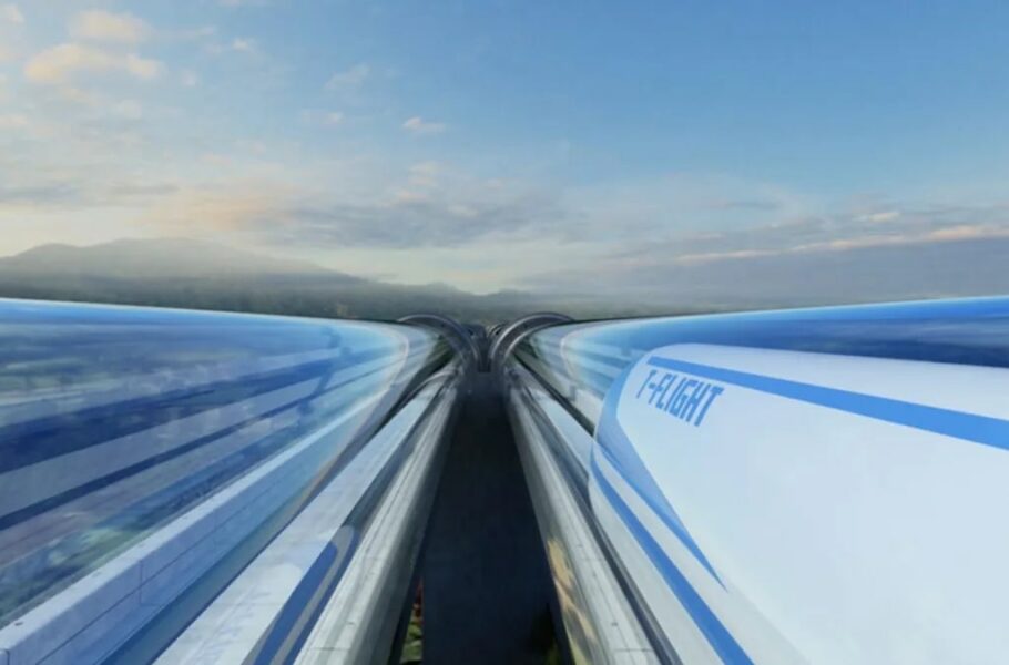 چین یک سیستم قطار شبیه به Hyperloop را با موفقیت آزمایش کرد